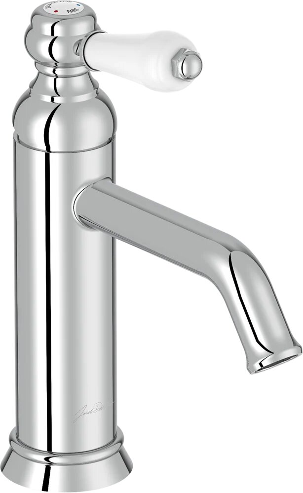 Смеситель для раковины Jacob Delafon Louise E24360-CP хром, глянцевый, кран для ванной в раковину, из латуни, керамический, рычажный, с керамическим картриджем