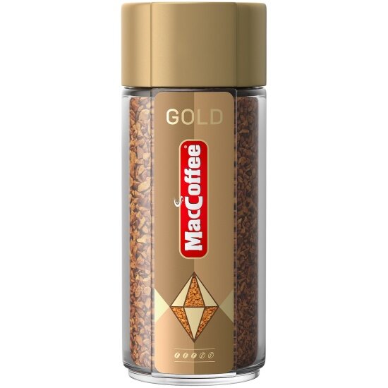 Кофе растворимый Maccoffee Gold сублимированный 90г