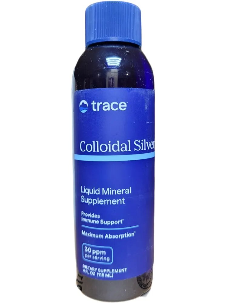 Trace Minerals Коллоидное серебро, Colloidal Silver 30 ppm Спрей 118 мл