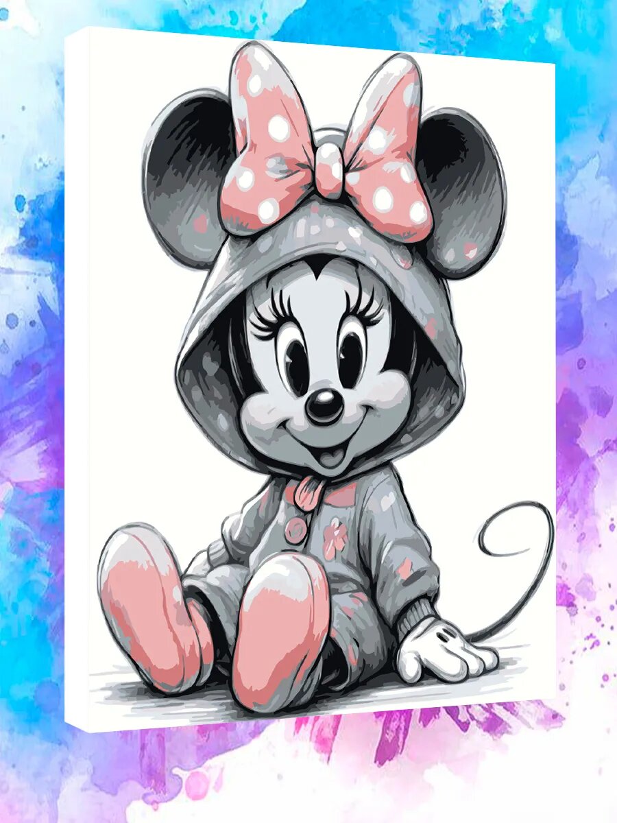 Картина по номерам Минни Маус