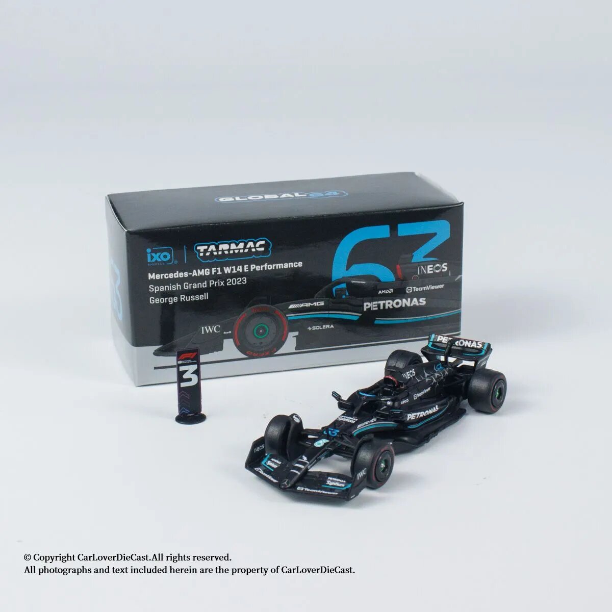 TW 1:64 Mercedes benz AMG F1 W14 E Легковая модель автомобиля 2023