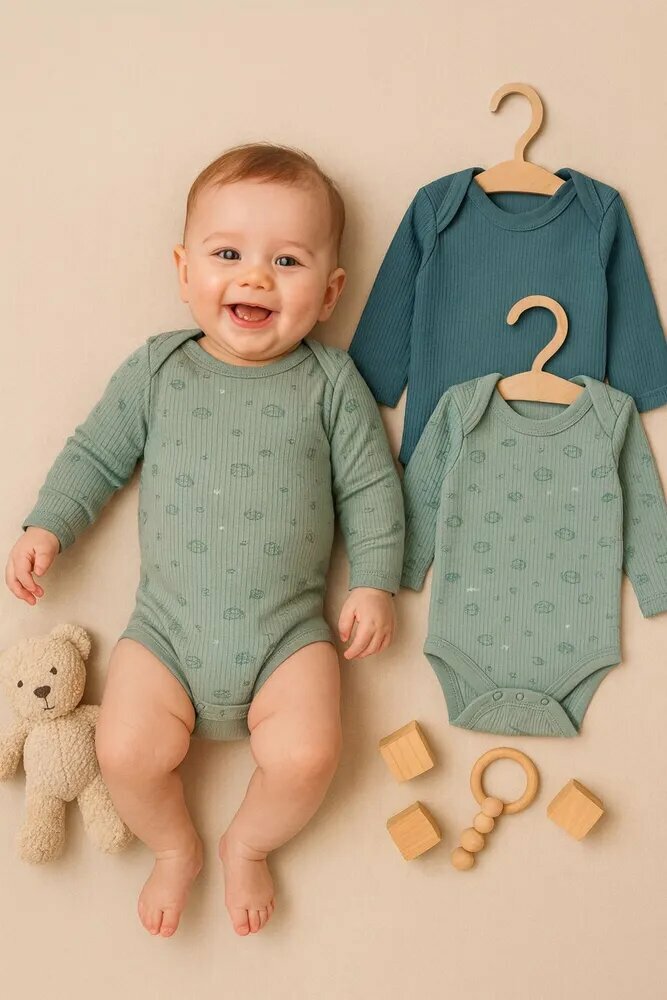 Боди для малышей, комплект из 2 шт.
