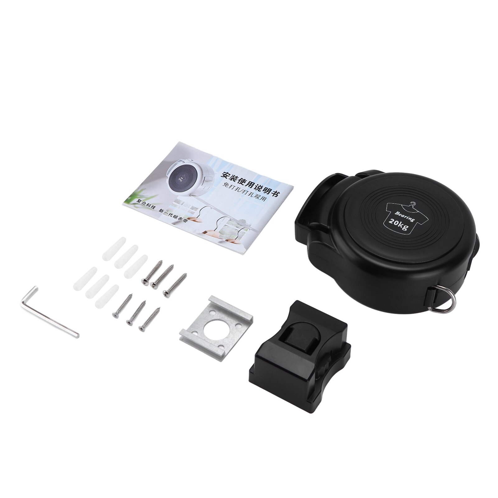 Алюминиевая складная сушилка 120 см с кронштейнами для балкона