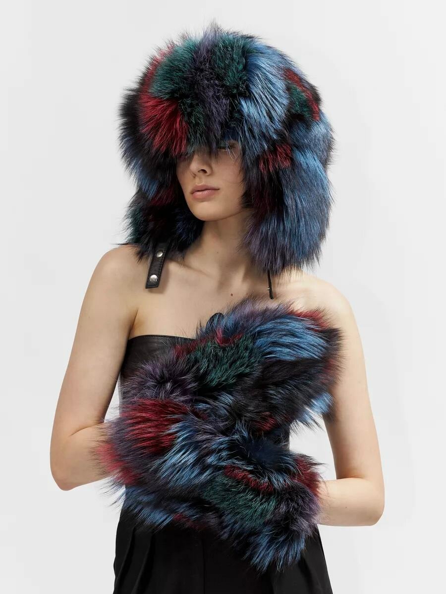 Шапка-ушанка Осень-зима 2025 для женщин