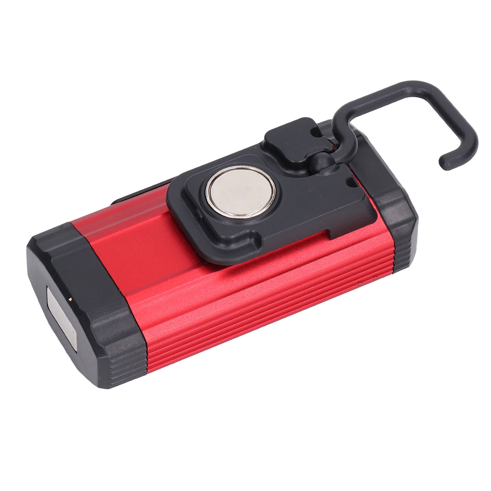 Многофункциональный COB Магнитный рабочий фонарь USB аккумуляторная инспекционная лампа для наружного кемпингаКрасный