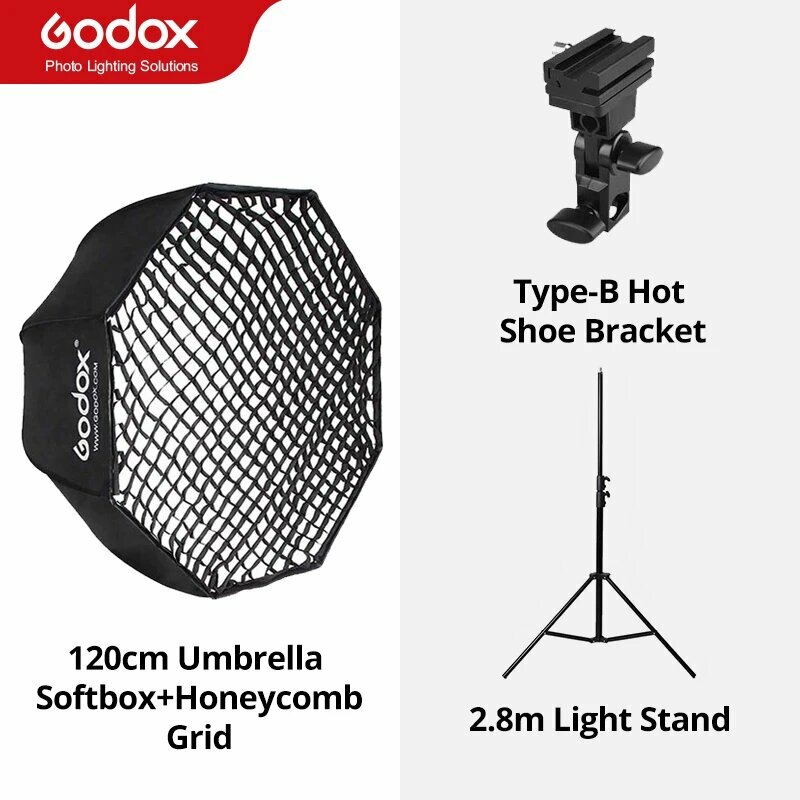 Godox софтбокс с зонтиком 120 см Kit 4