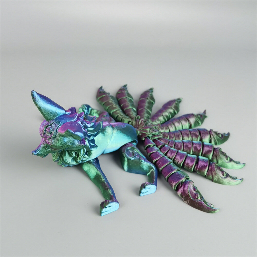 Адвент-календарь "Девятихвостая Лиса", 3D-печать, для Хэллоуина, для спальни, кабинета, куклы