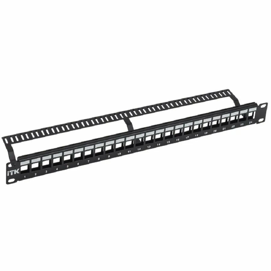 Патч-панель ITK PP24-1UMU 19 1U RJ45 кат.6