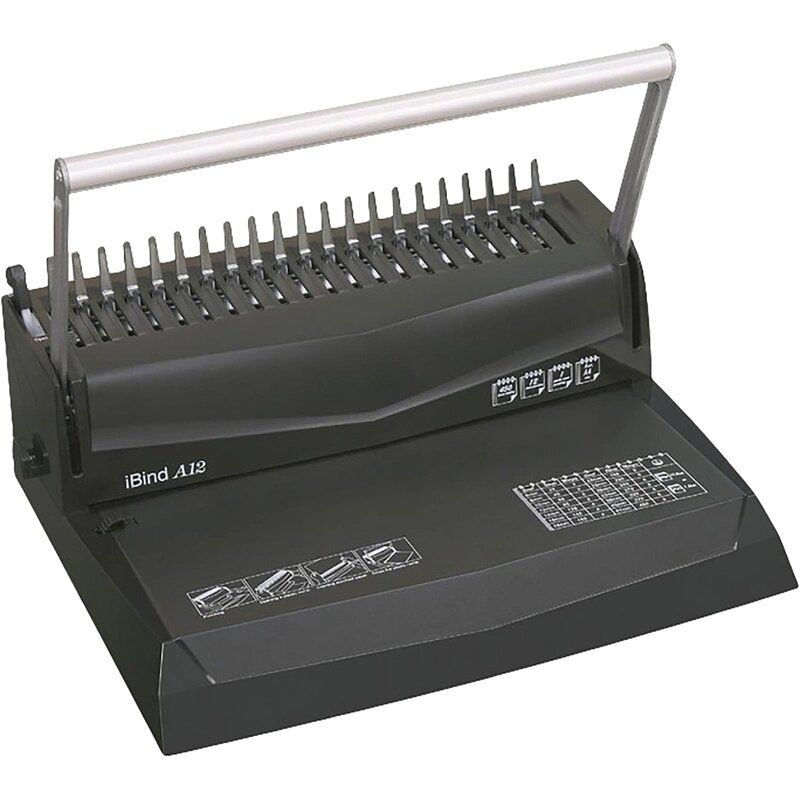 Брошюровщик Gladwork iBind A12, А4, 10л./450л, пл. пруж