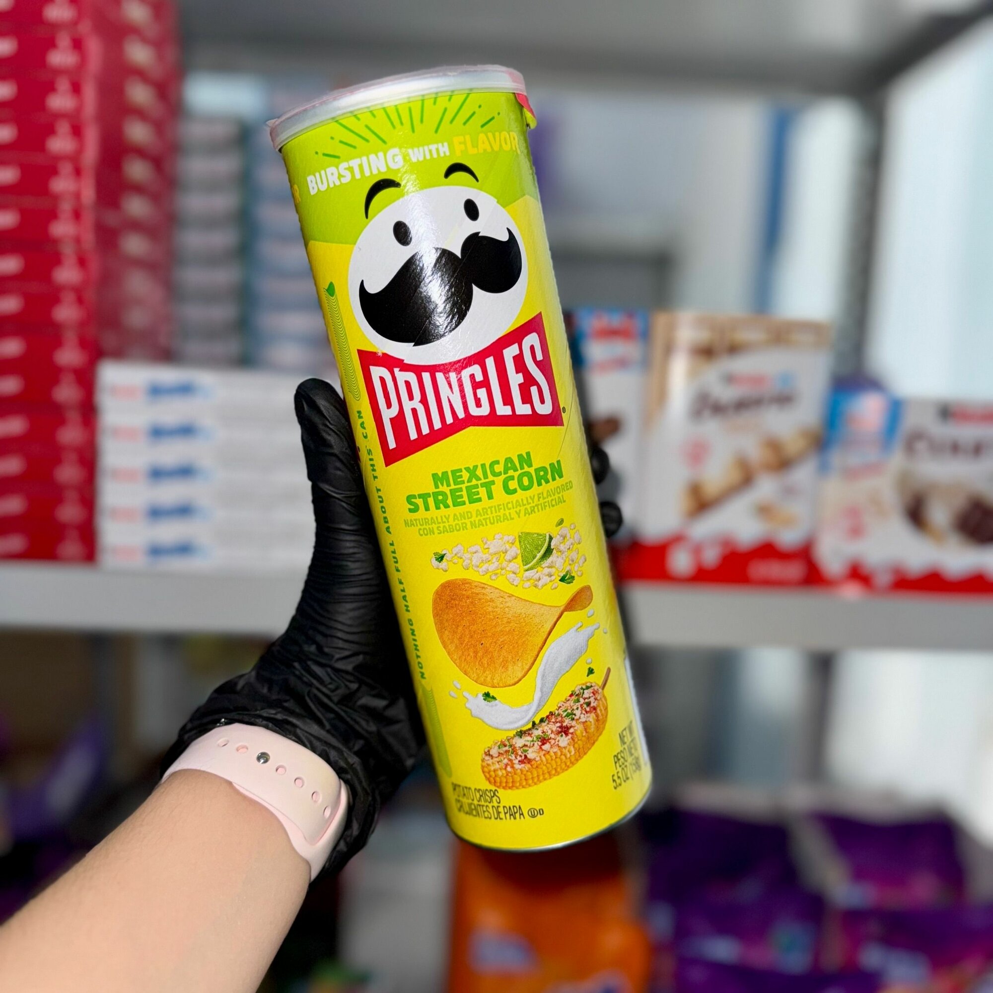 Картофельные чипсы Pringles Mexican Street Corn/Принглс Кукуруза по Мексикански 158 гр.