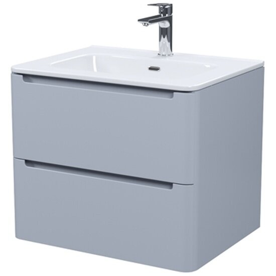 Тумба с умывальником Iddis подвесная Edifice EDI60L0i95K 60 см светло-серый