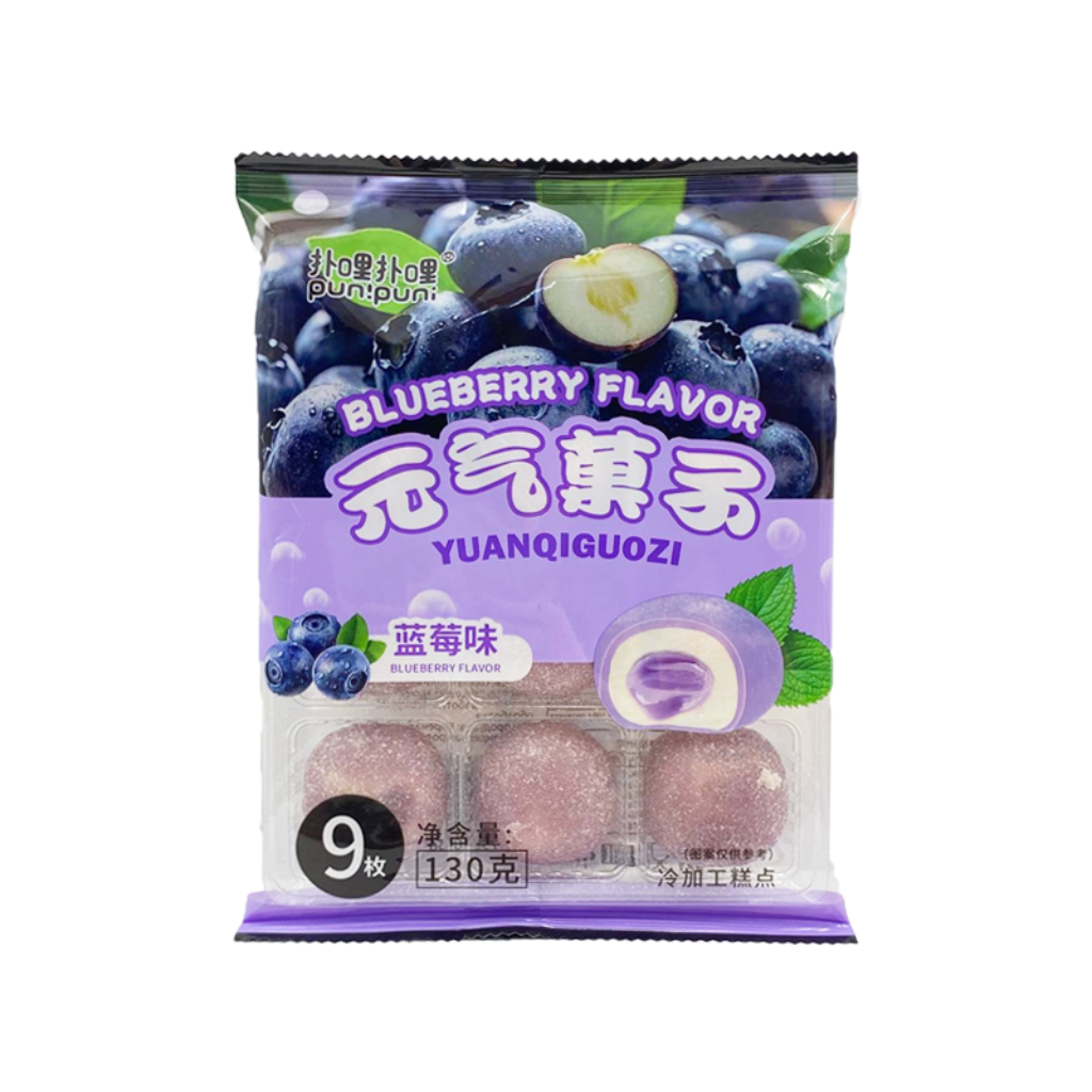 Моти Yuangiauozi с насыщенной черничной начинкой 130 г, Китай