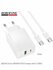 Сетевое зарядное устройство BAS76Aaa 1USB+1 Type-C 3.0A