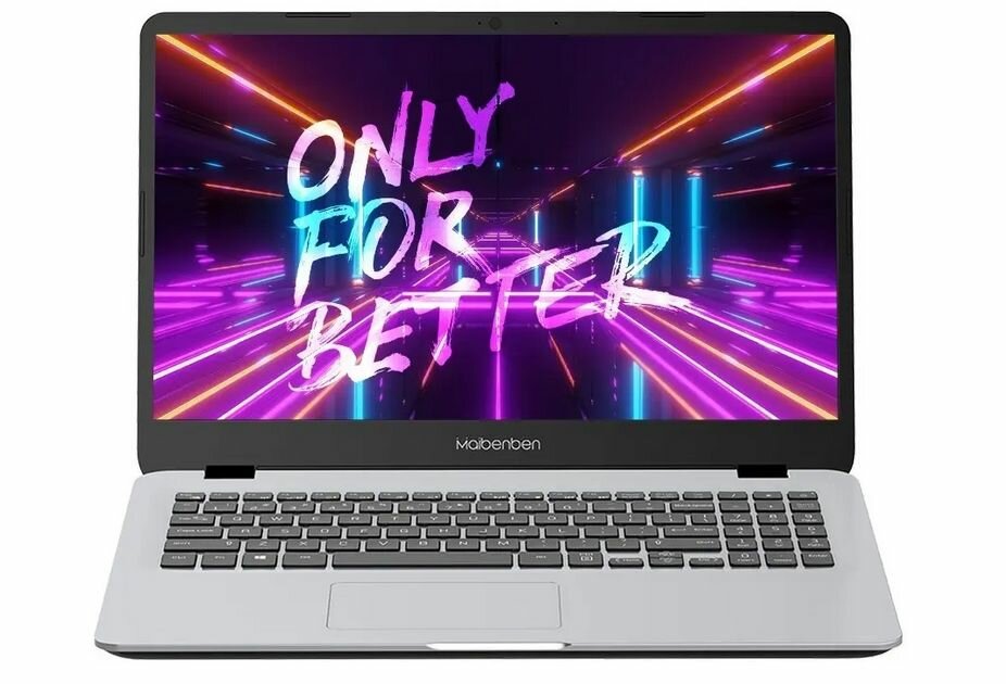 15.6" Ноутбук Maibenben M543 (M5431SA0LSRE0) серебристый - 1920x1080, IPS, AMD Ryzen 3 4300U, ядра: 4 x 2,7 ГГц, 8 ГБ, SSD 256 ГБ, AMD Radeon Graphics, Linux