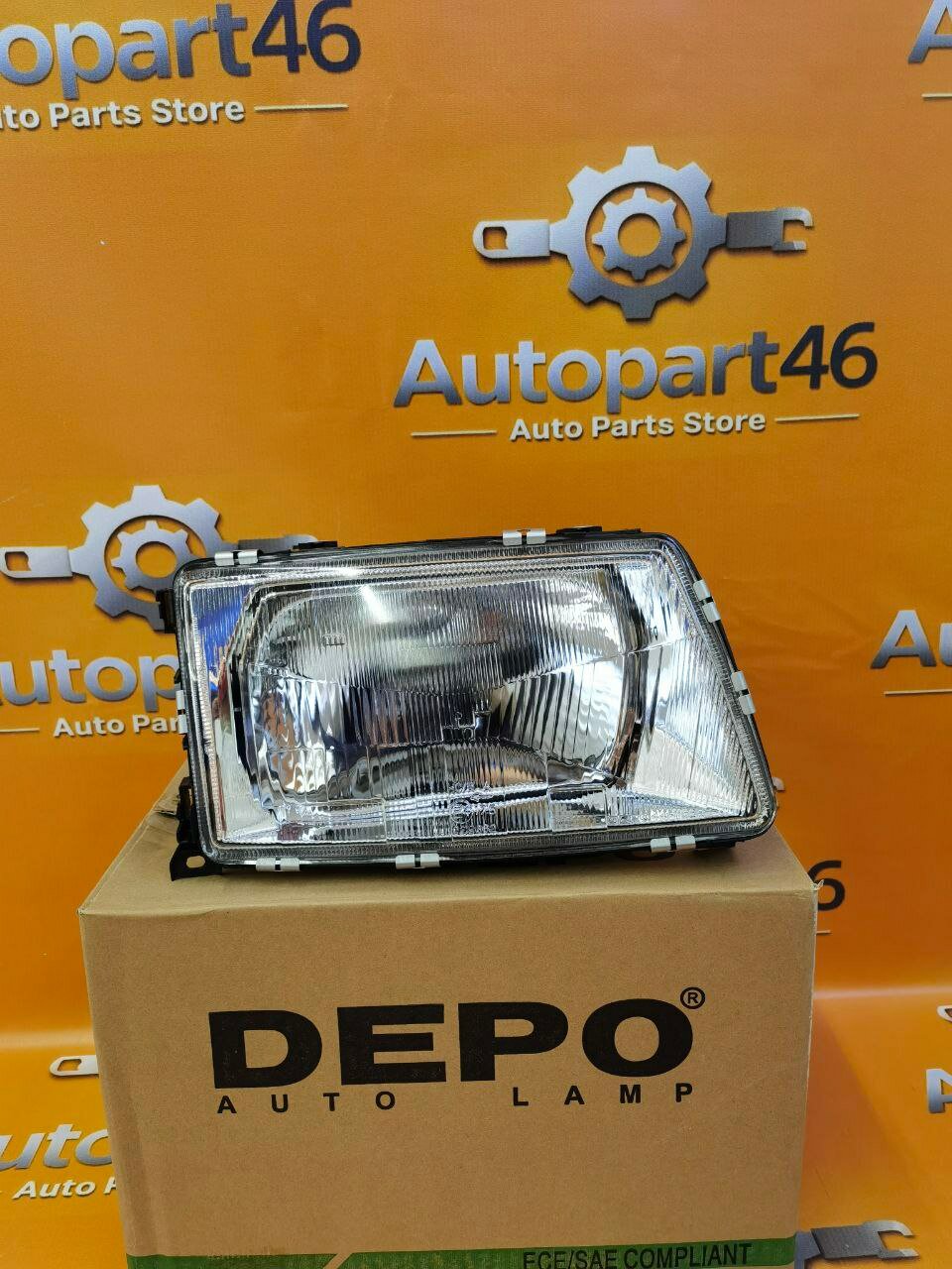 Фара Передняя Правая Ауди 100 83-90 H4 Depo DEPO Отличное качество