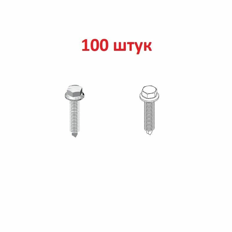 Саморез 6,3 х 25 мм по металлу для панелей ворот, 14019-100 - DoorHan