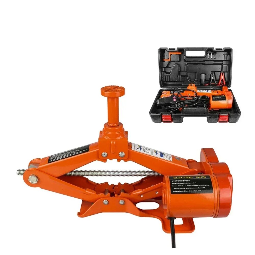 Портативный Автомобильный Домкрат DC 12 В, 3 тонны, Электрический домкрат, автоматический подъемник, ножницы, автоматический подъемник седана, внедорожника, подъемные машинки, инструмент для ремонта автомобиля, 1 комплект