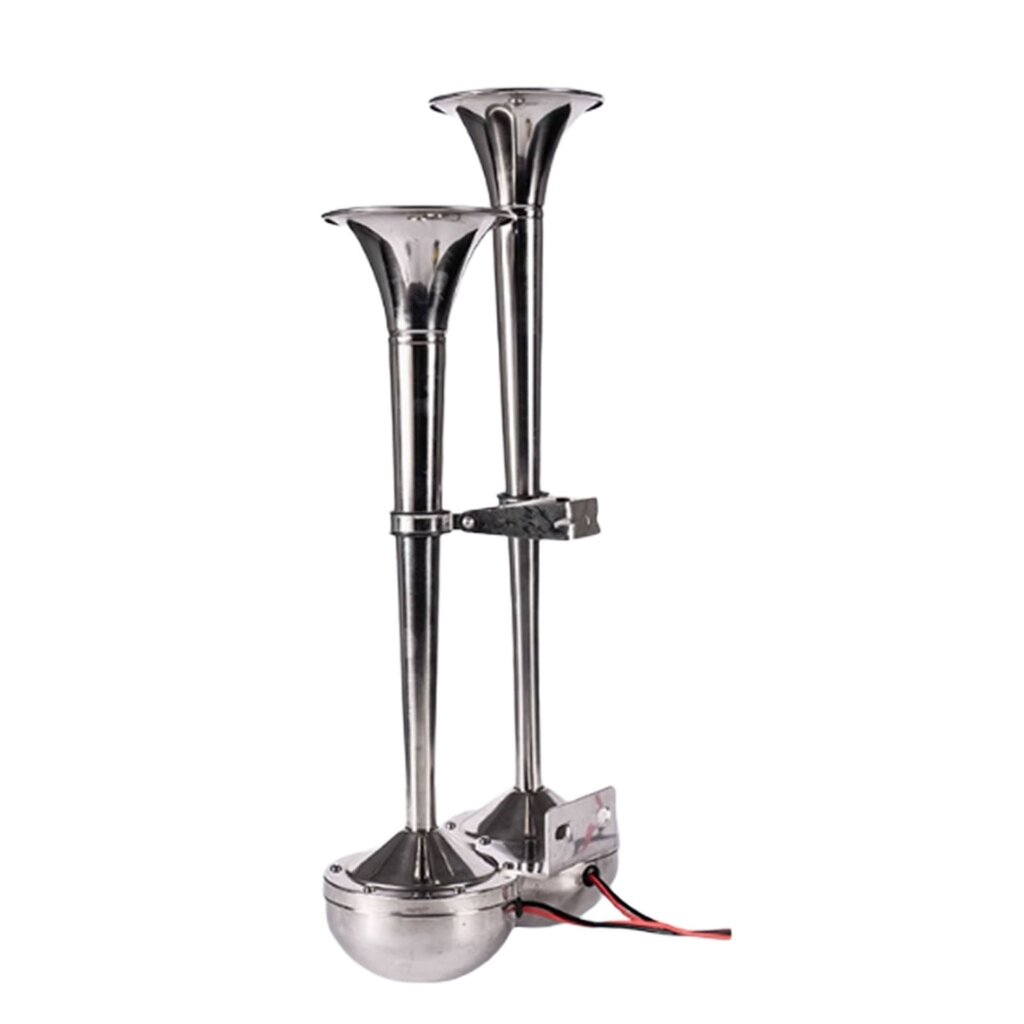 12В Морской Воздушный Гудок Двойной Трубы из Нержавеющей Стали