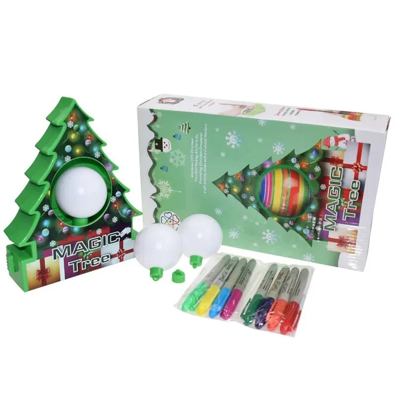 DIY Painted Ball Christmas Tree УZZDSS игрушка