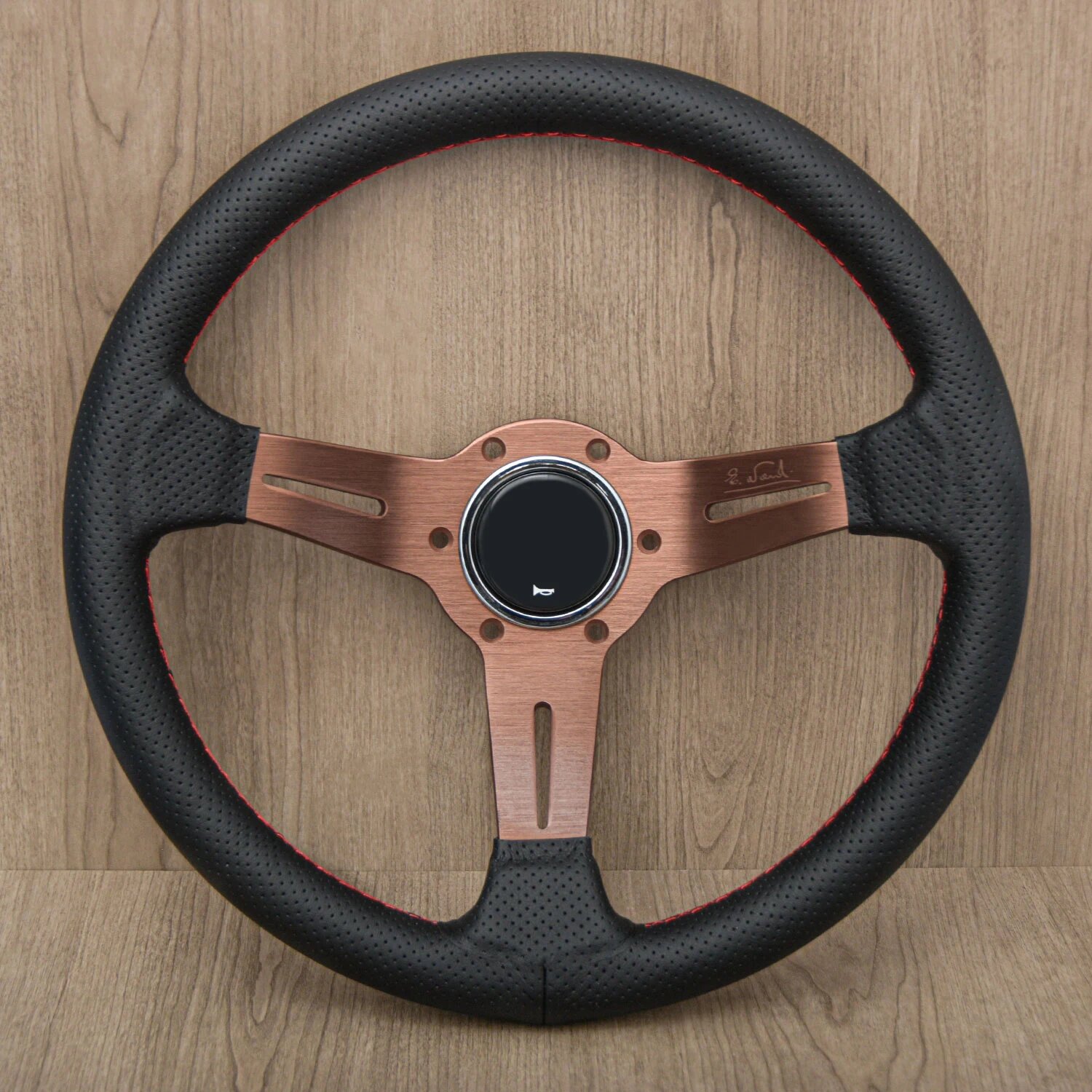 13-дюймовый кожаный руль 330 мм, универсальный игровой руль Deep Dish Sim Racing
