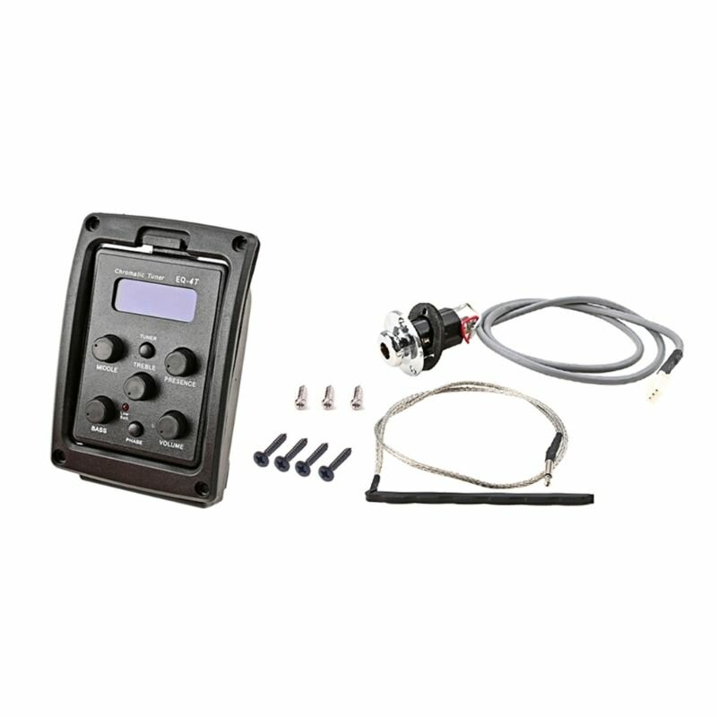 4-полосный гитарный предусилитель, эквалайзер, акустический одноплатный звукосниматель, тюнер, контроль громкости