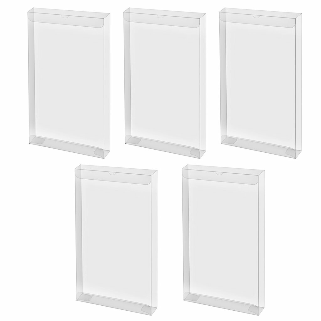 5шт Прозрачная Игровая Гильза Для Картриджей Игровые Пластиковые Протекторы для Домашних Животных для 1000 2000 3000 UMD Коробка Игровых Карт Дисплей Для Хранения