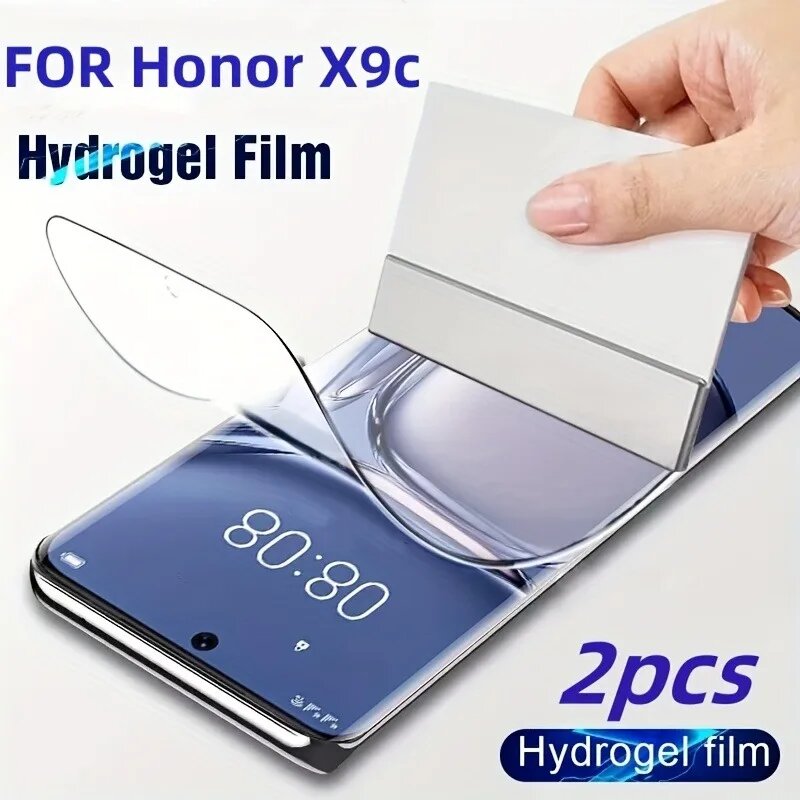 3 упаковки защитной пленки с полным покрытием для Honor X9C X7C X8 X7 X9b X6 X5 X8a X7a X9a X6b 5G гидрогелевая пленка
