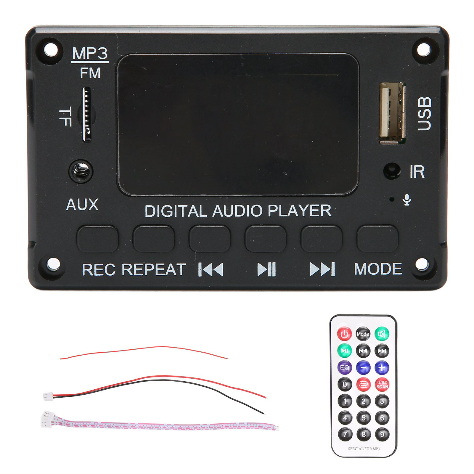 Bluetooth Decoding Board 2x40W MP3 Module Supports Memory Card USB FM Radio