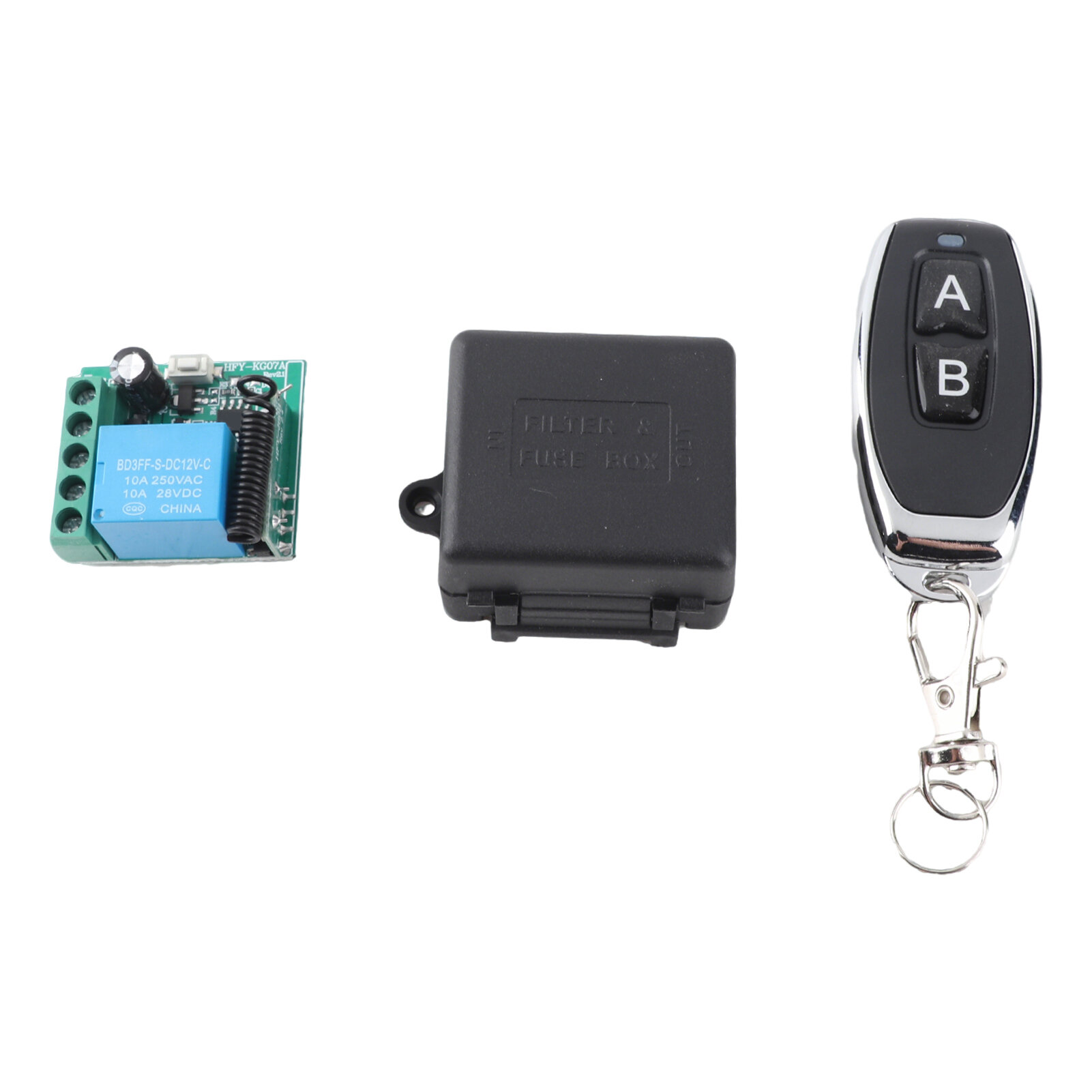 Wireless Remote Control Switch 433MHz Momentary Self Locking Interlocking Delay Relay 12V — фото 1