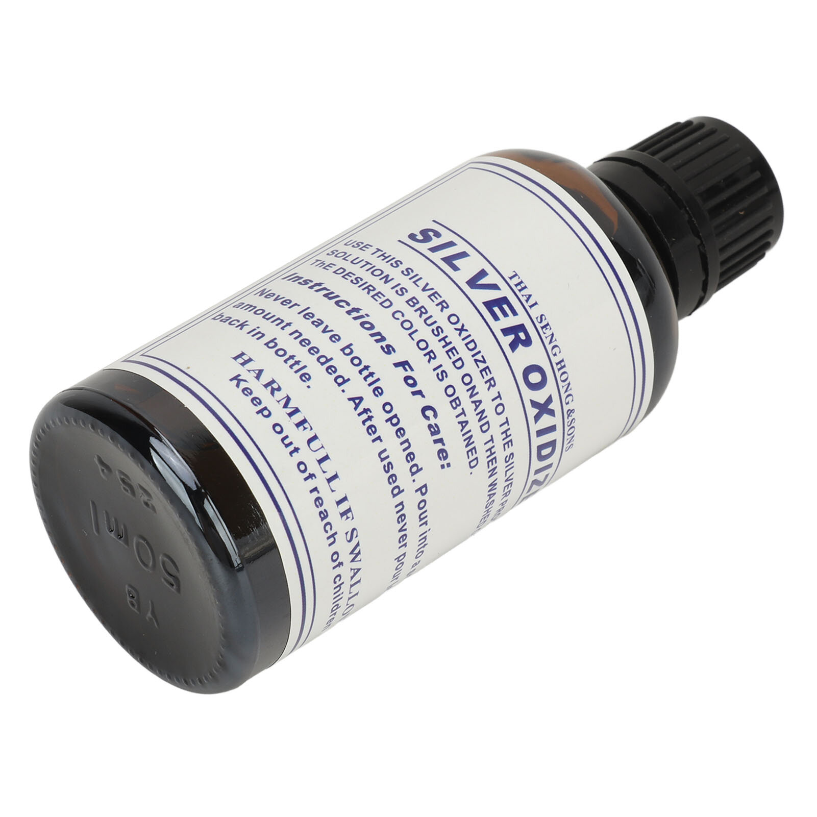 Серебряный окислитель, раствор для изготовления ювелирных изделий, черный, быстродействующий, винтажный, окислитель из стерлингового серебра, 50 мл