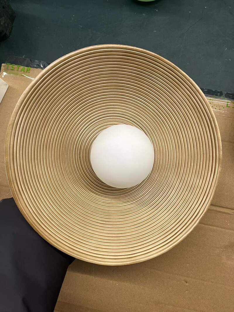27CM Ретро круглое бра с шаром, настенный светильник для прикроватной тумбочки в спальне