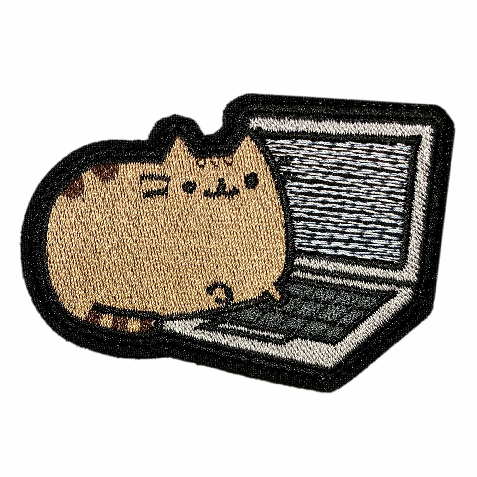 Нашивка, шеврон, патч (patch) на липучке Кот I'm busy, размер 8,8*4,5 см