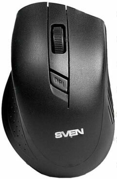 Мышь беспроводная SVEN "RX-325", оптический светодиодный сенсор, универсальная, черная