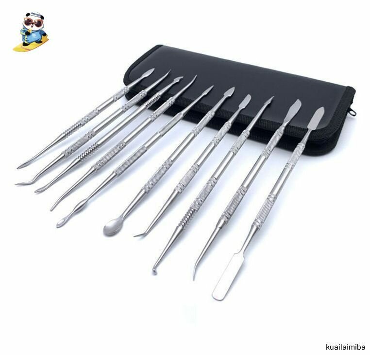 Металлические Стеки для лепки из глины и моделирования 10 предметов / Набор инструментов для моделирования