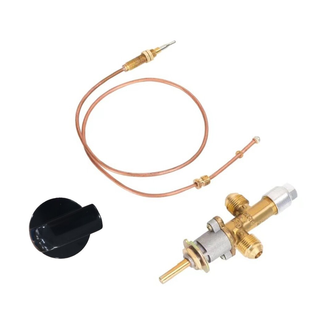 Safety Valves Set with Flame Failure Device Low Pressure Regulator Gas Grill Replacement Part Heater Safety Valves