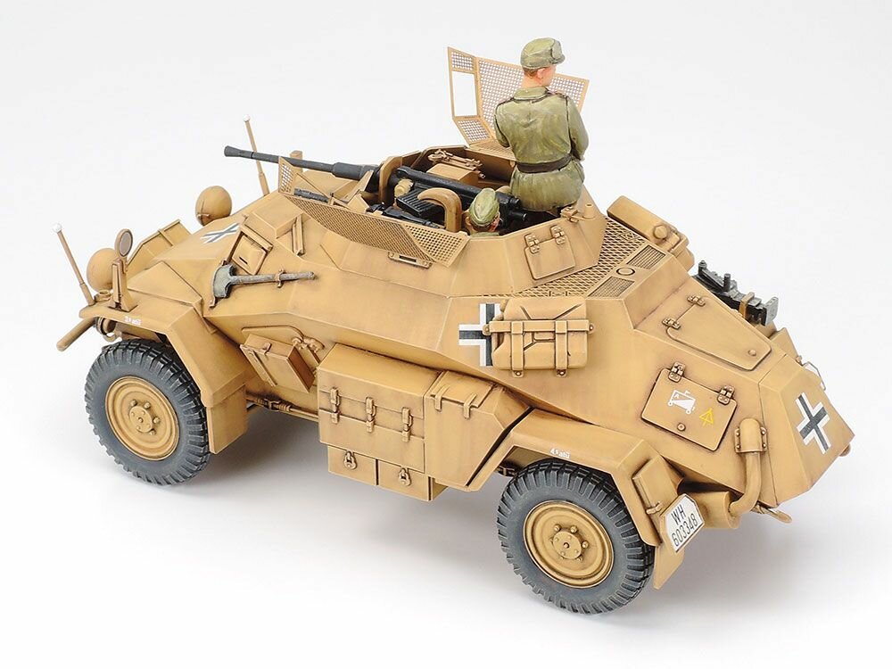 Tamiya 35286 1/35Sd. Kfz. 222 Легкая бронированная разведывательная машина 4x4 Африканского корпуса