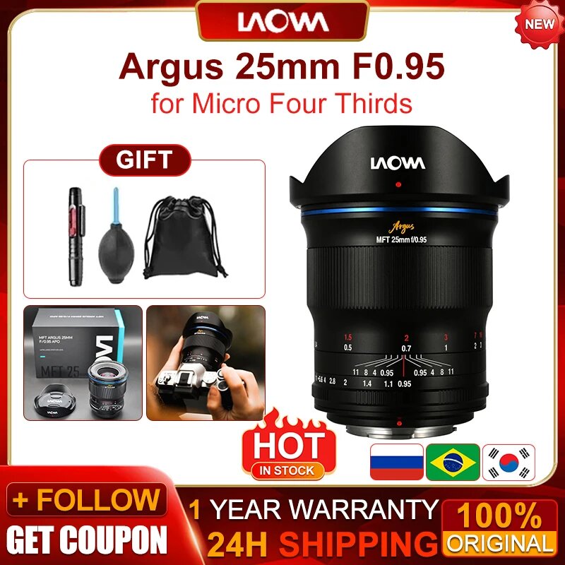 Venus Optics Laowa Argus 25mm F/0.95 Объектив для Micro Four Thirds