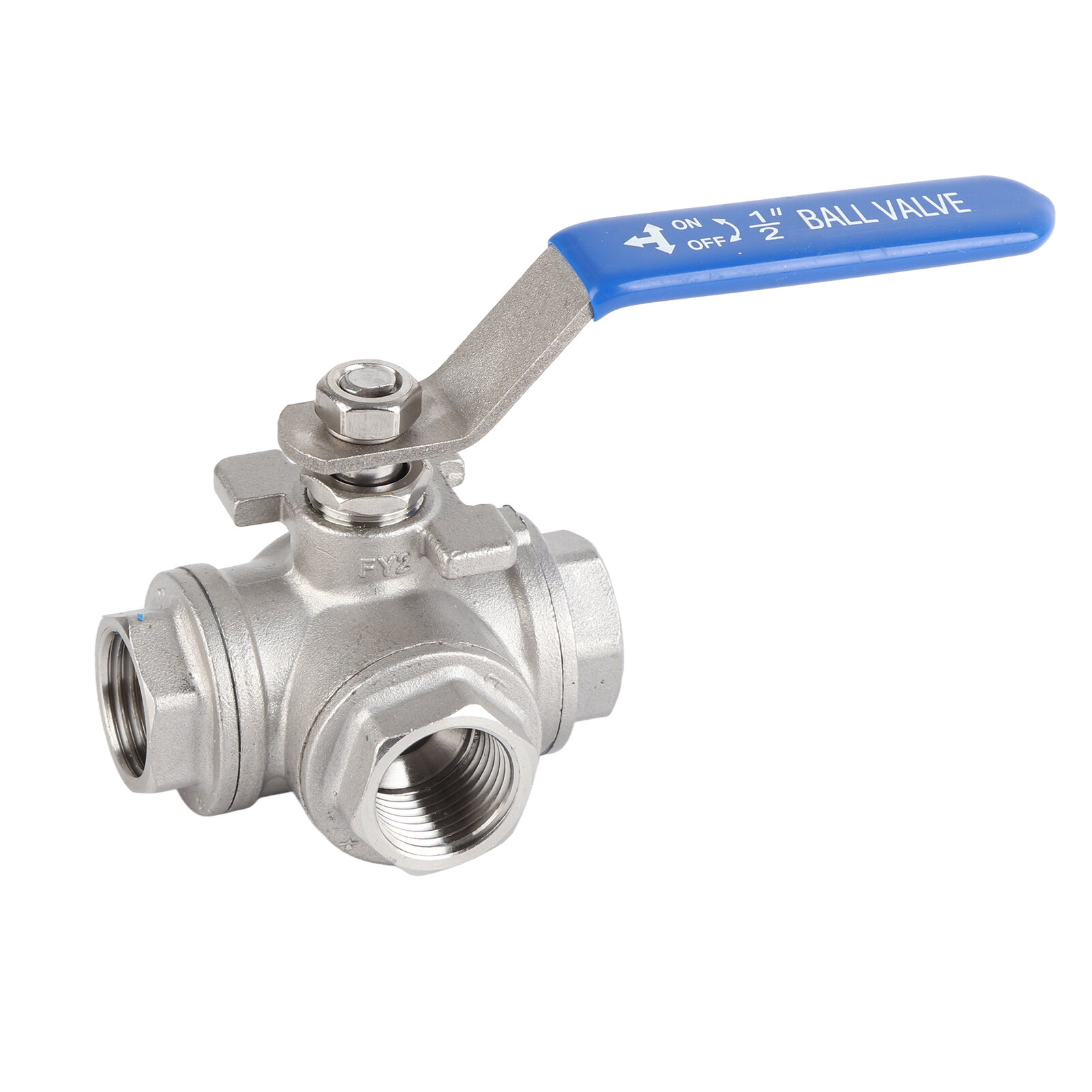 Stainless Steel Ball Valve, Dn15 (1/2") Reliable For Shutoff And Control Applications for