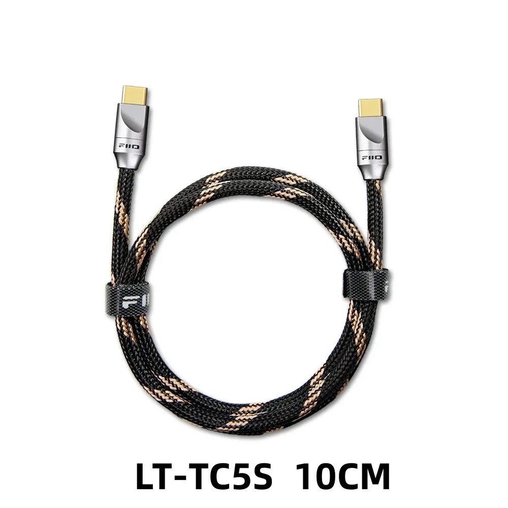 FiiO LT-TC5 USB-кабель Из Чистой Меди С Серебряным Покрытием Для Цифрового Аудио Type C К Кабелю Type C