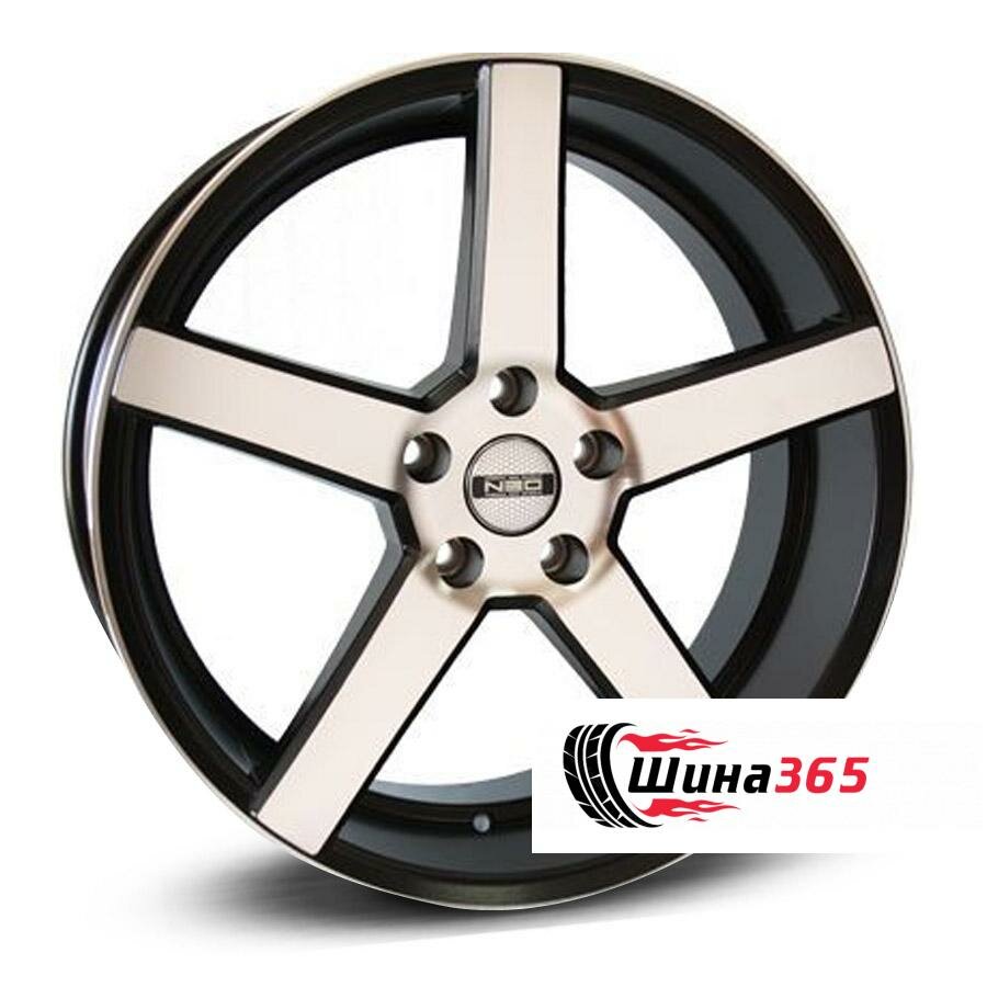 Литой колесный диск Neo V03-1560 6R15 4*100 ET40 d54,1 Алмаз черный