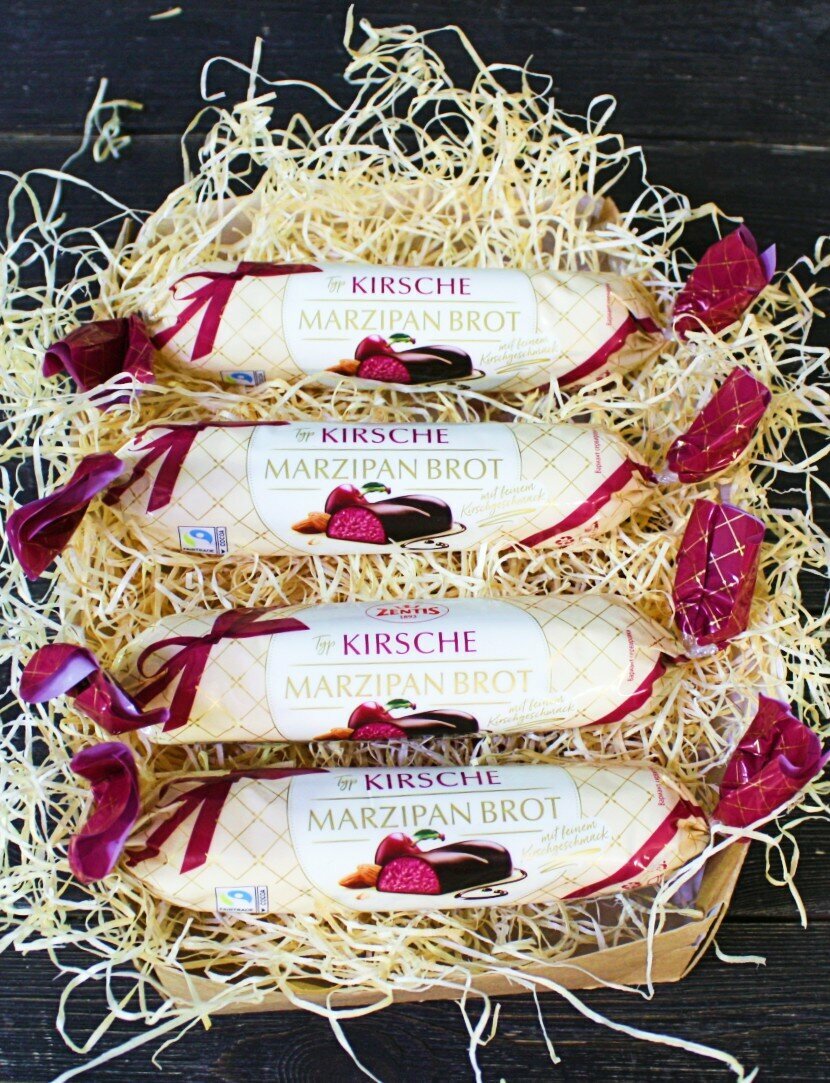 4 марципановые буханки с новым вкусом вишни