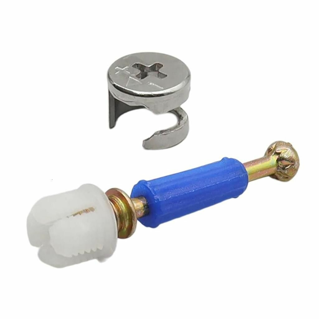 100 шт. эксцентриковые мебельные стяжки, Полюс синего цвета