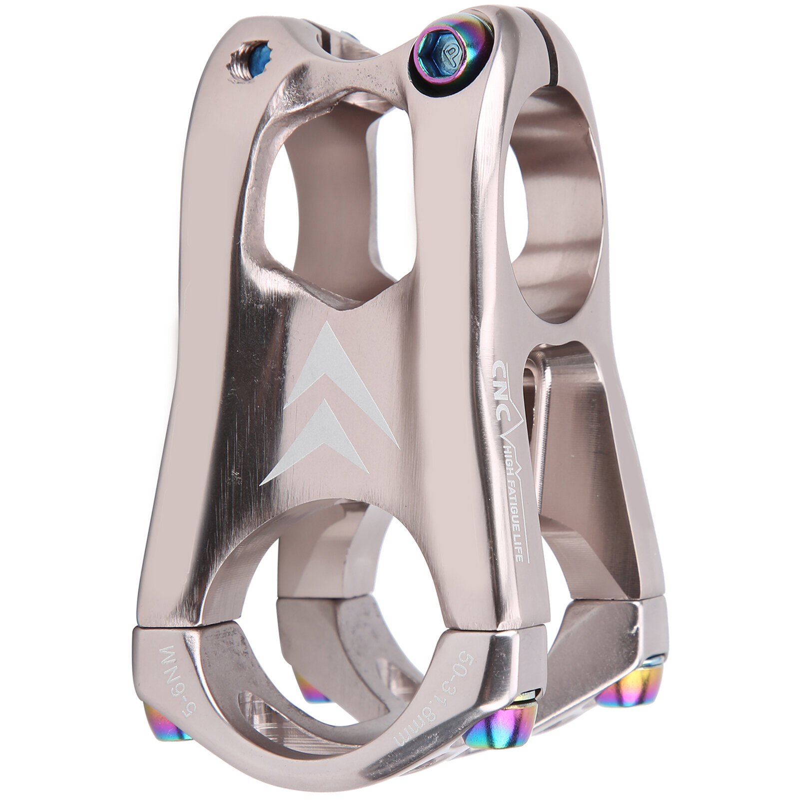 Руль горного велосипеда 31,8x50 мм, короткий вынос, алюминиевый сплав, полый вынос велосипеда, титановый