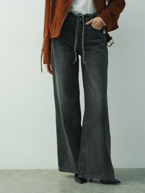 Джинсы клеш 