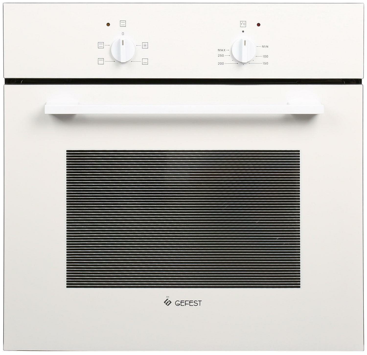 Духовой шкаф GEFEST ЭДВ ДА 622 К12 белый, 3 режима работы, 57 л