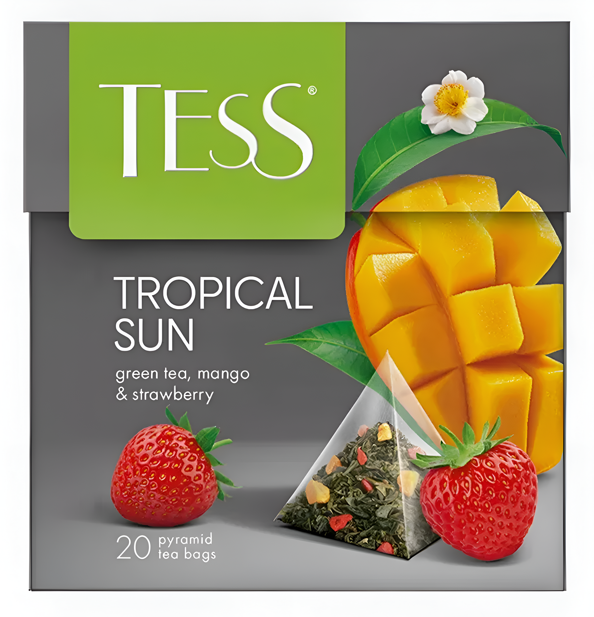 Тесс Тропикал Сан(1,8гх20п)чай пирам. зел. с доб.