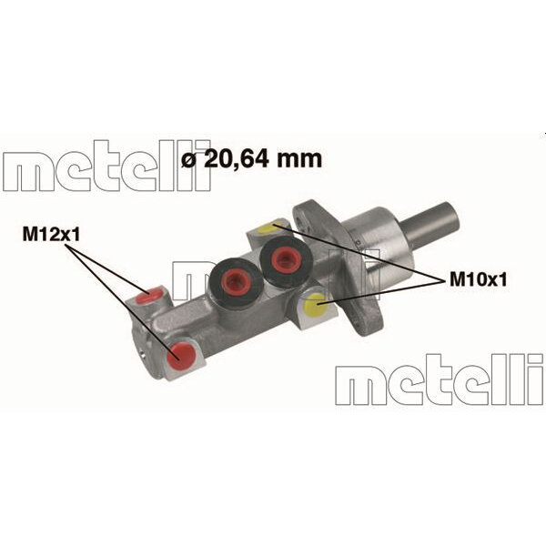 Цилиндр тормозной главный для автомобиля, METELLI 05-0388 (1 шт.)