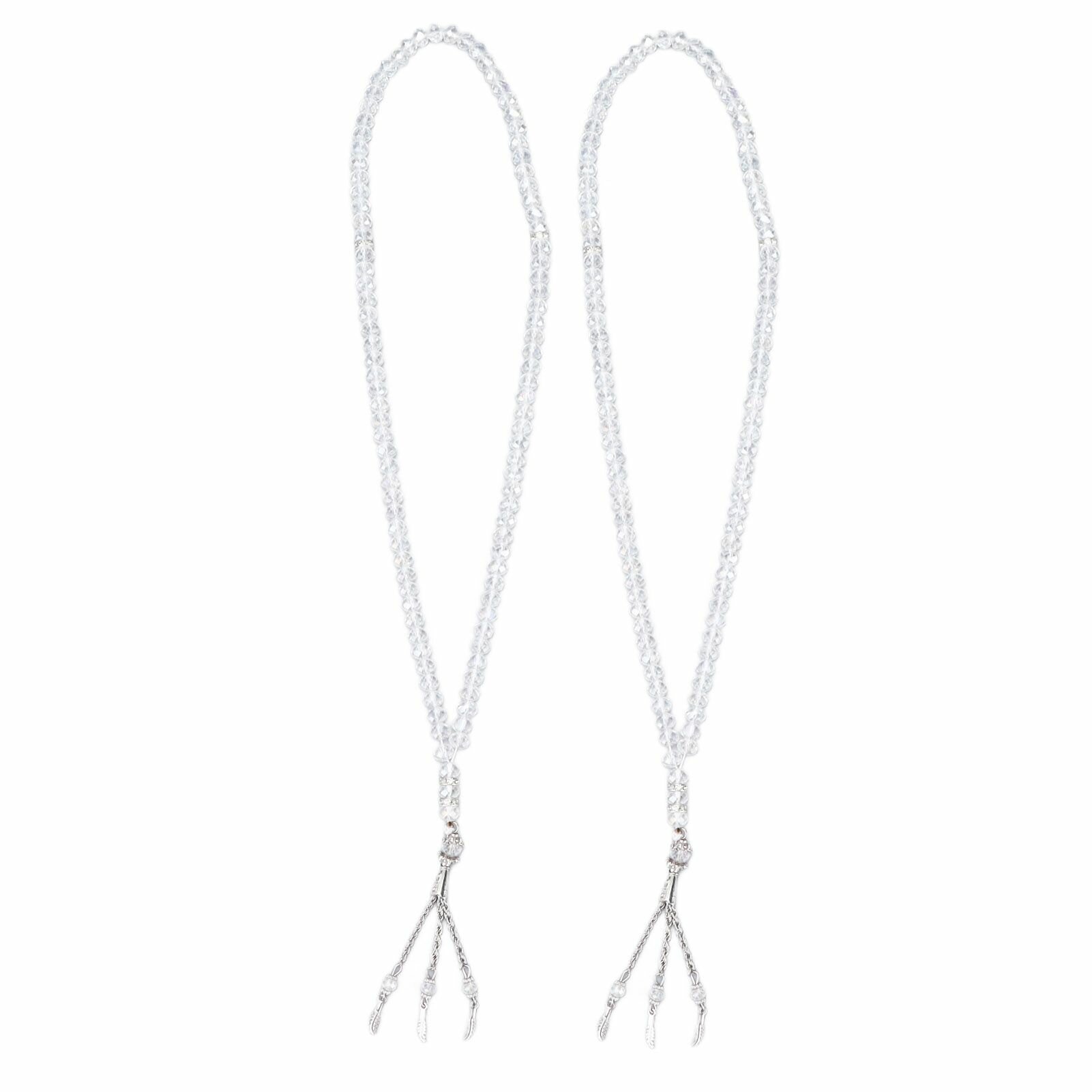 2 шт. четки с прозрачной текстурой, тонкая работа, цветная глазурь, мусульманские четки