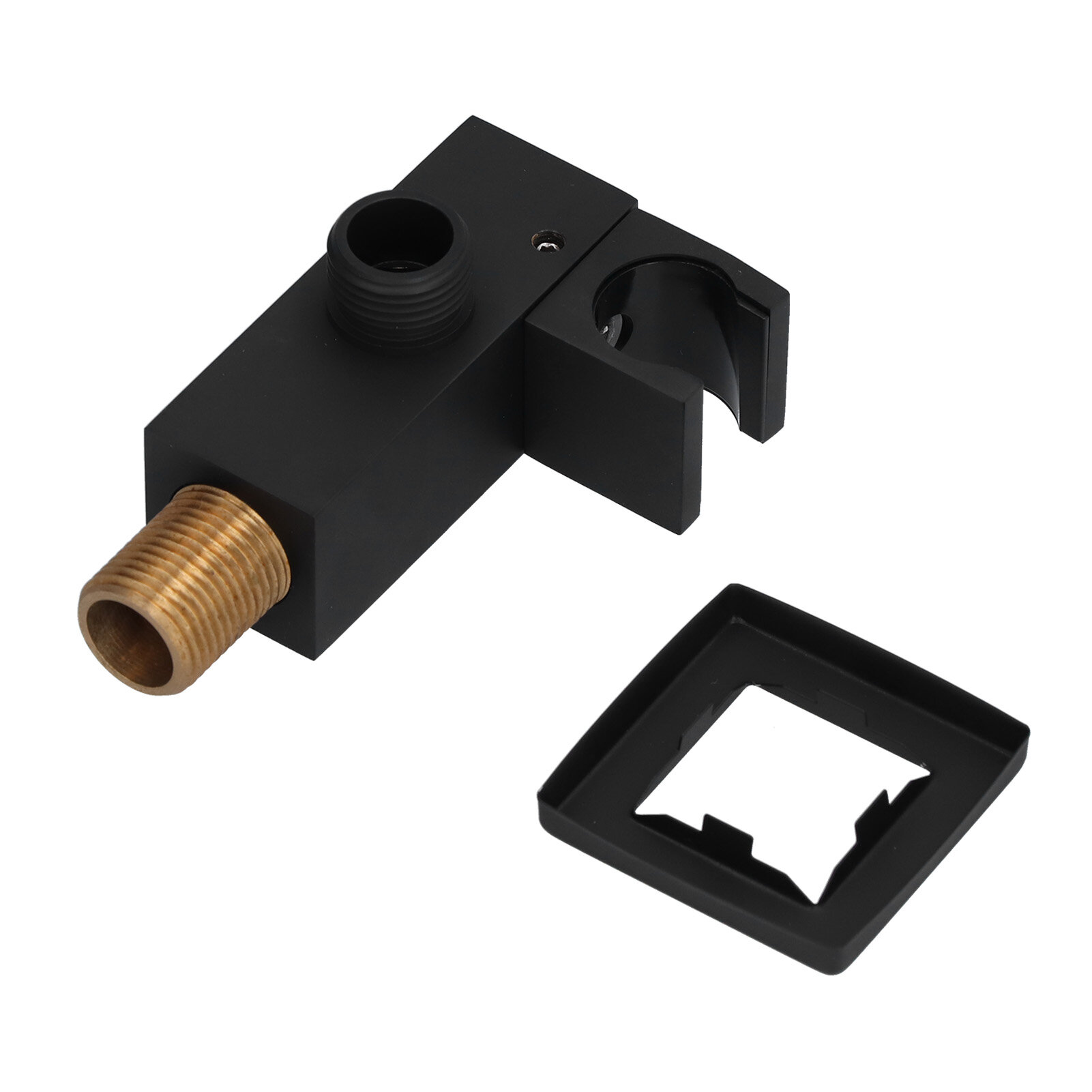 Крепление для душа с поворотным механизмом, регулируемая стойка для держателя душевой лейки, матовый черный цвет