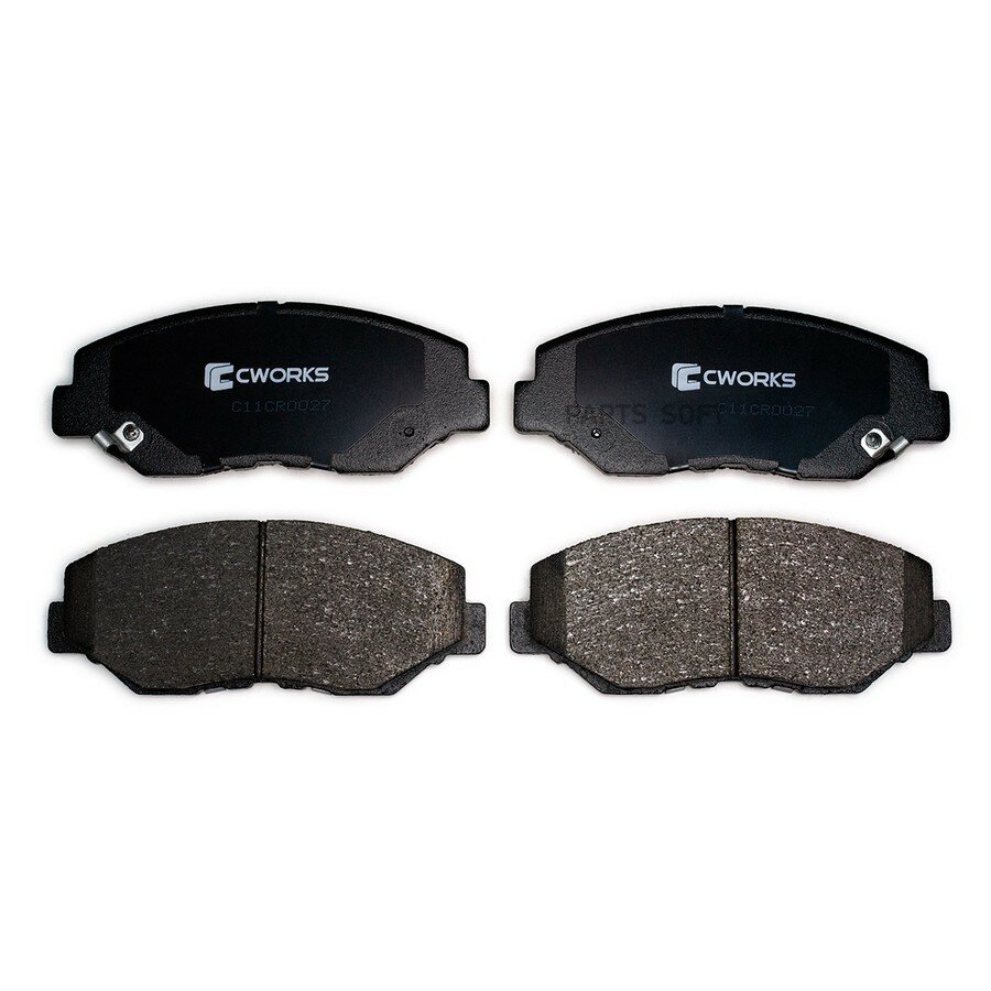 CWORKS Тормозные колодки передние, Low Metallic